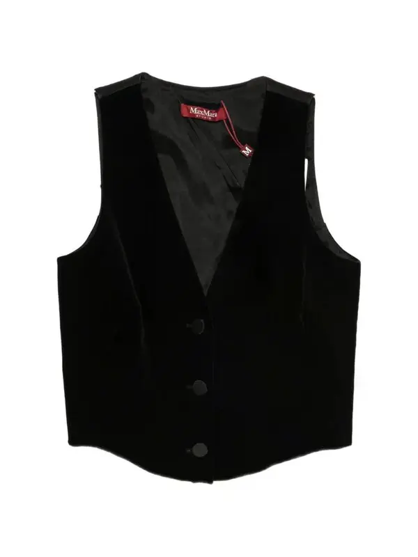 Max Mara Velvet Waistcoat