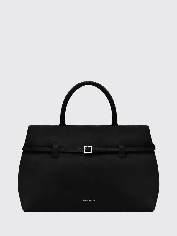 Manu Atelier Le Cambon 35 Suede Leather Handbag