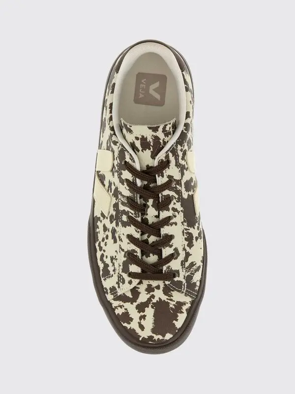 VEJA Campo O.t. Leather Sneakers With Animalier Pattern And Sustainable Sole