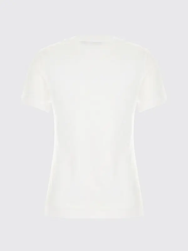 Dolce & Gabbana Cotton T-shirt With Contrast Logo And Crew Neck