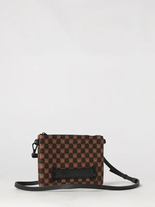 SPRAYGROUND Pvc Document Holder With Check Pattern And Shoulder Strap
