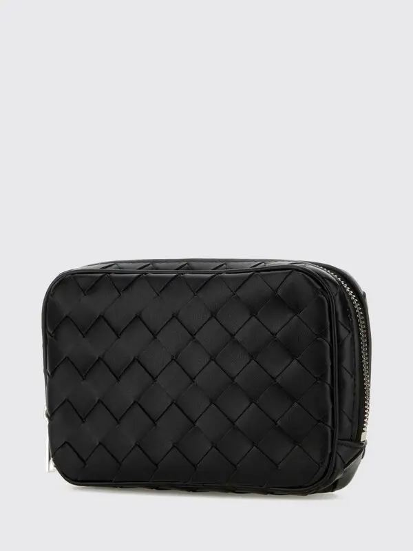 Bottega Veneta Small Intrecciato Calfskin Beauty Case With Zip Closure