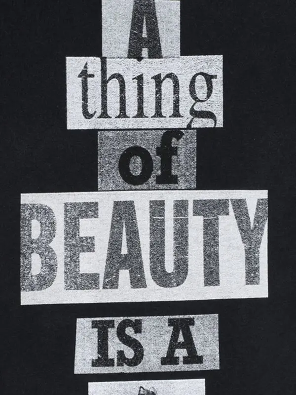 Balenciaga Slogan Print Cotton T-shirt With Dropped Shoulders