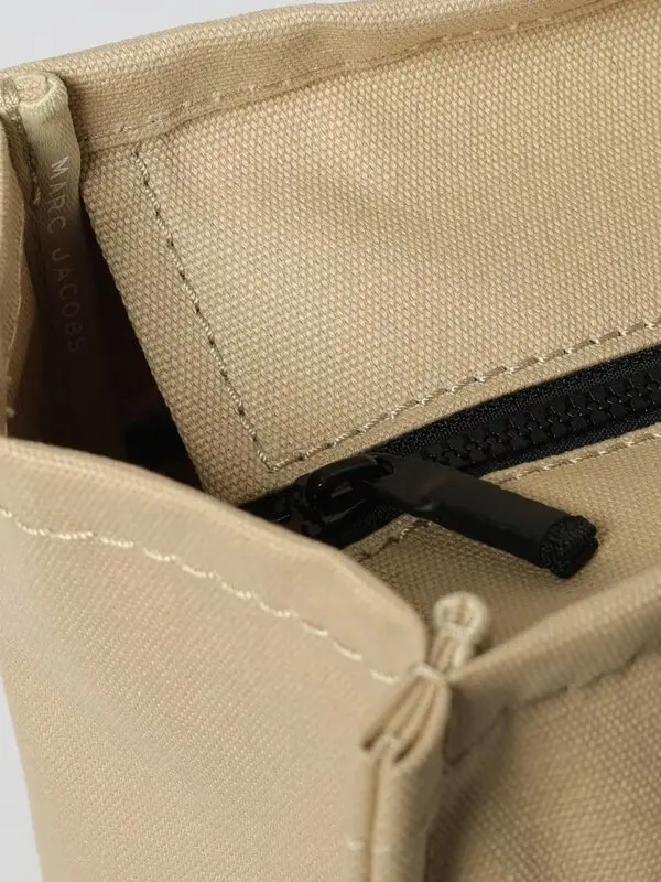 Marc Jacobs The Large Tote Bag In Cotton Canvas With Contrasting Logo