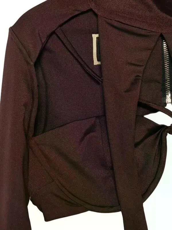 MITILIANE COUTURE Cut-out Gloved Bodysuit
