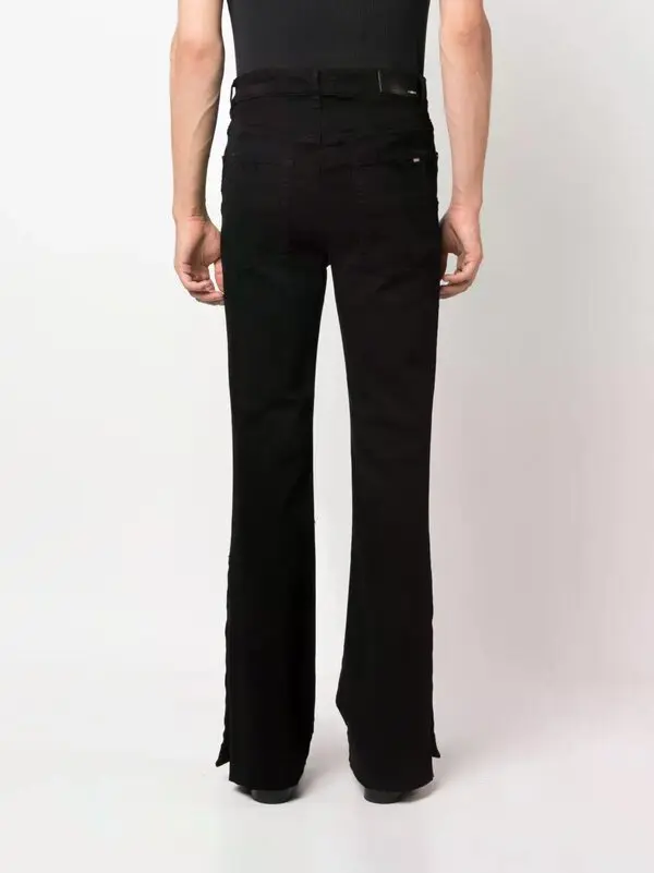 Amiri Flared-leg Cotton Jeans
