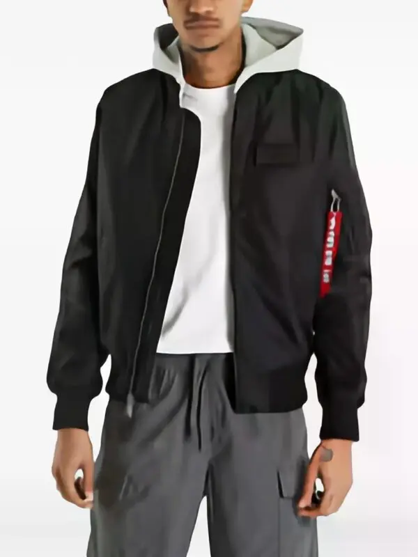 Alpha Industries Ma-1 Tt Hood Light Bomber Jacket