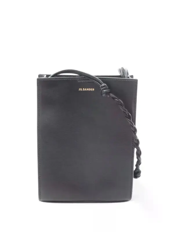 JIL SANDER 2010s Small Tangle Shoulder Bag - Black