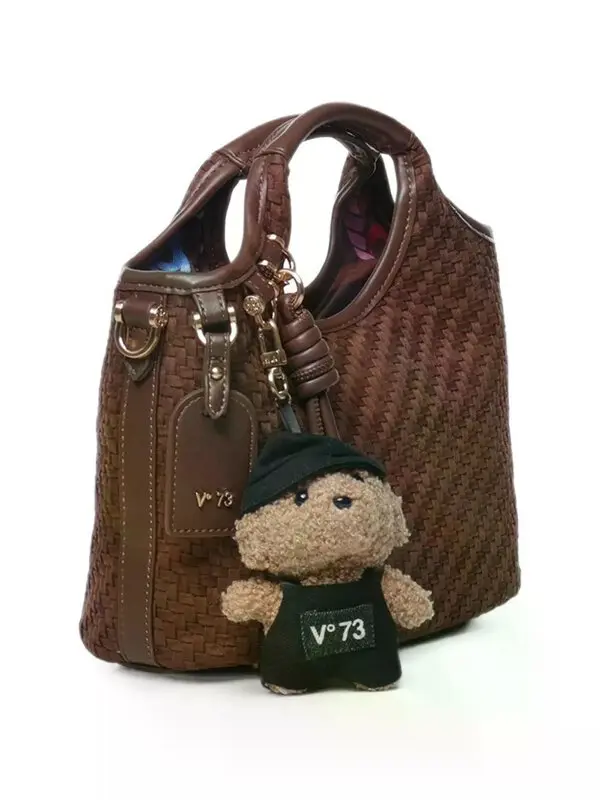 V°73 Zelda Woven-effect Shoulder Bag