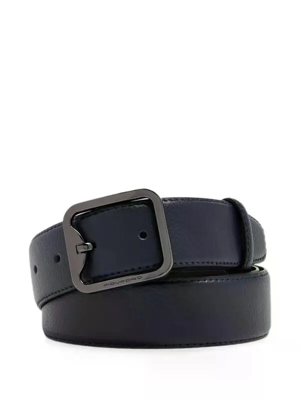 PIQUADRO Grained Leather Belt