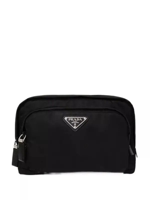 Prada Logo-plaque Wash Bag