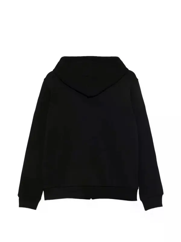 Karl Lagerfeld Logo-tape Zip-up Hoodie