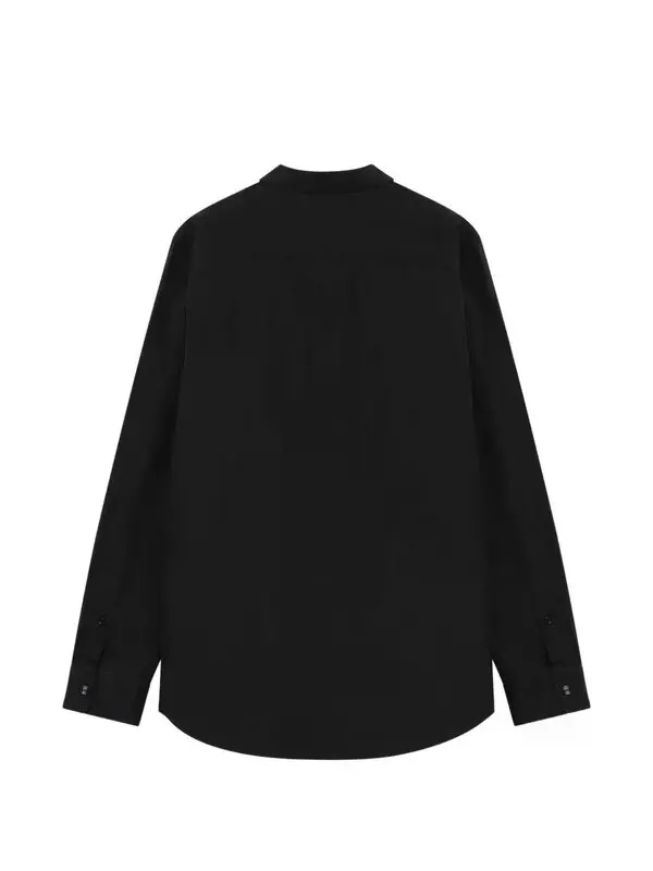 Burberry Classic-fit Check-piping Cotton Poplin Shirt