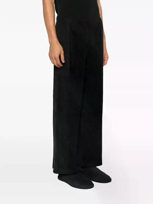 GONGDID DESIGN Ribbed-knit Trousers