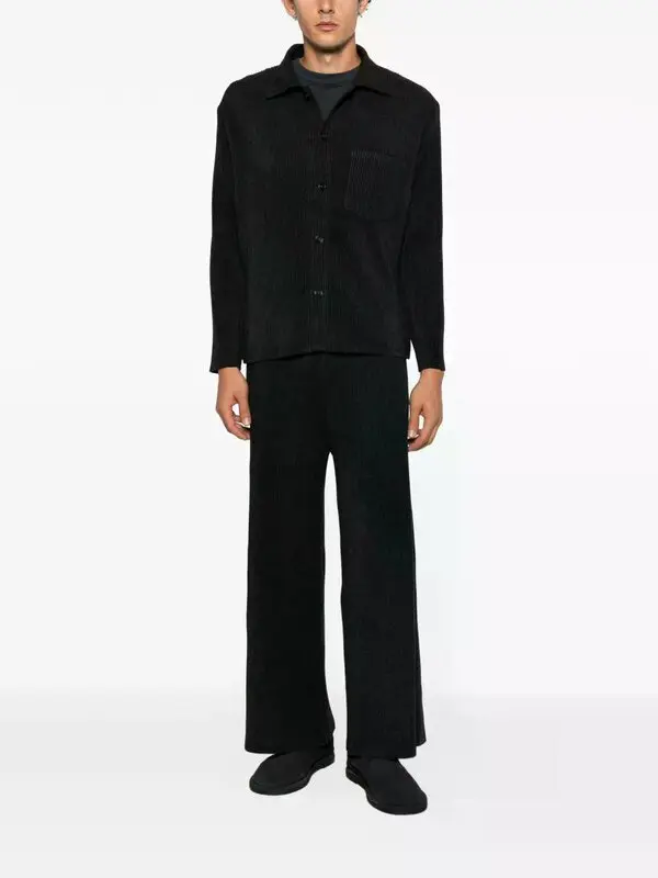 GONGDID DESIGN Ribbed-knit Trousers