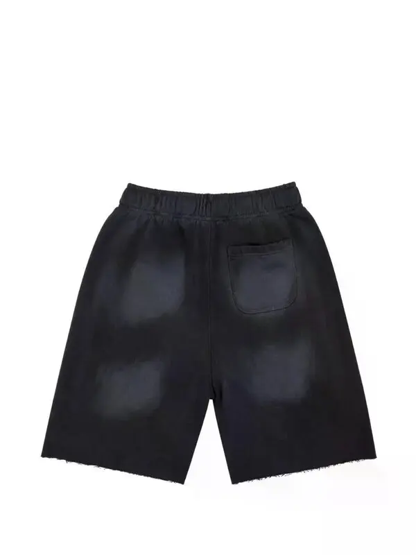 WARMAN Graphic-print Raw-cut Shorts