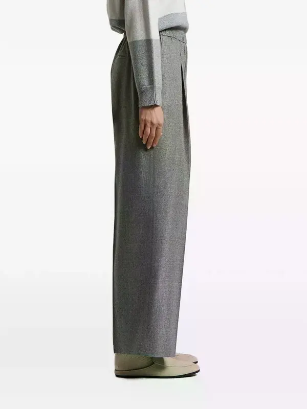 Peserico Pleat-detail Elasticated-waist Trousers