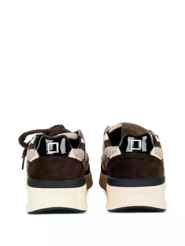 D.a.t.e. Musa Teddy Shearling-panel Sneakers