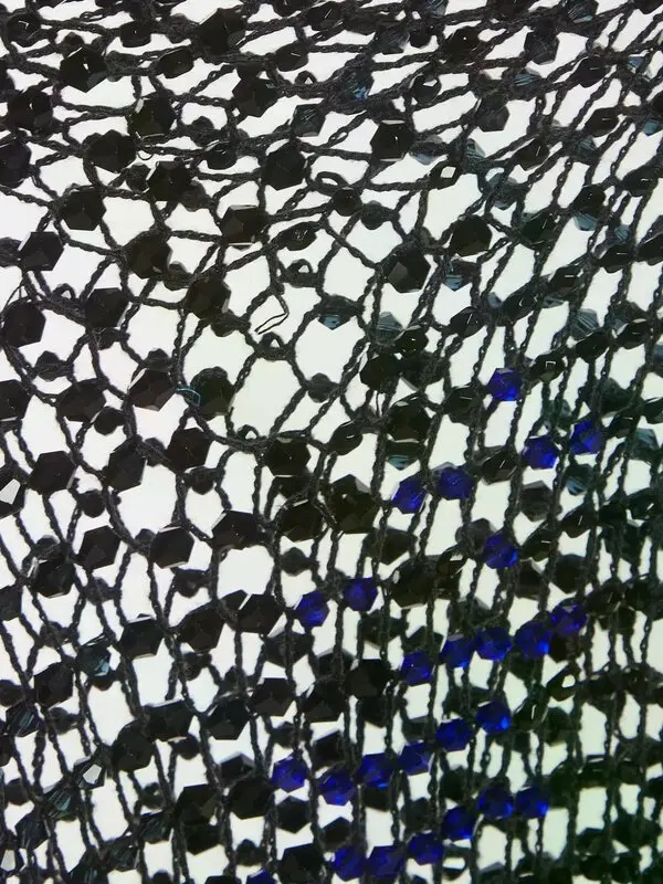 Giorgio Armani Embellished Mesh Top
