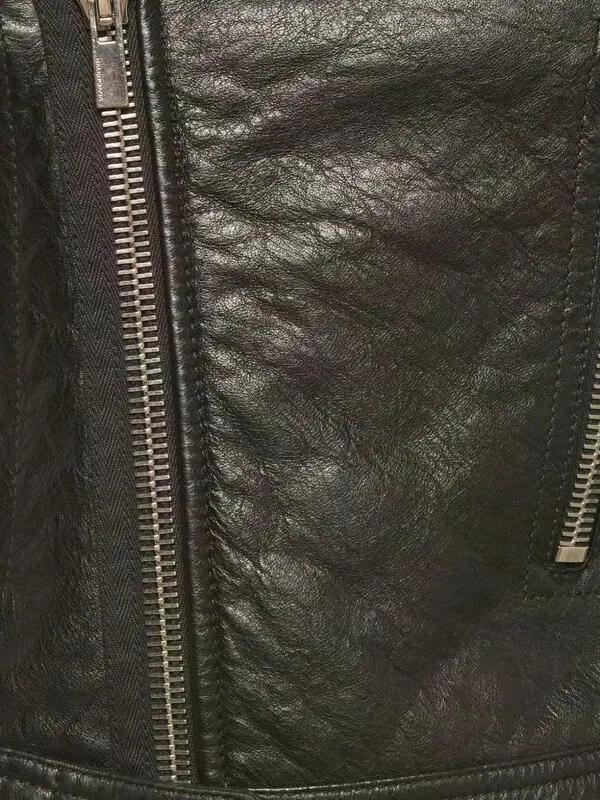 Balenciaga New Moto Leather Biker Jacket