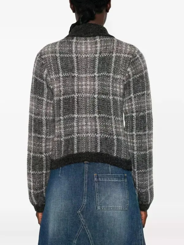 Our Legacy Mazzy Check-pattern Cardigan