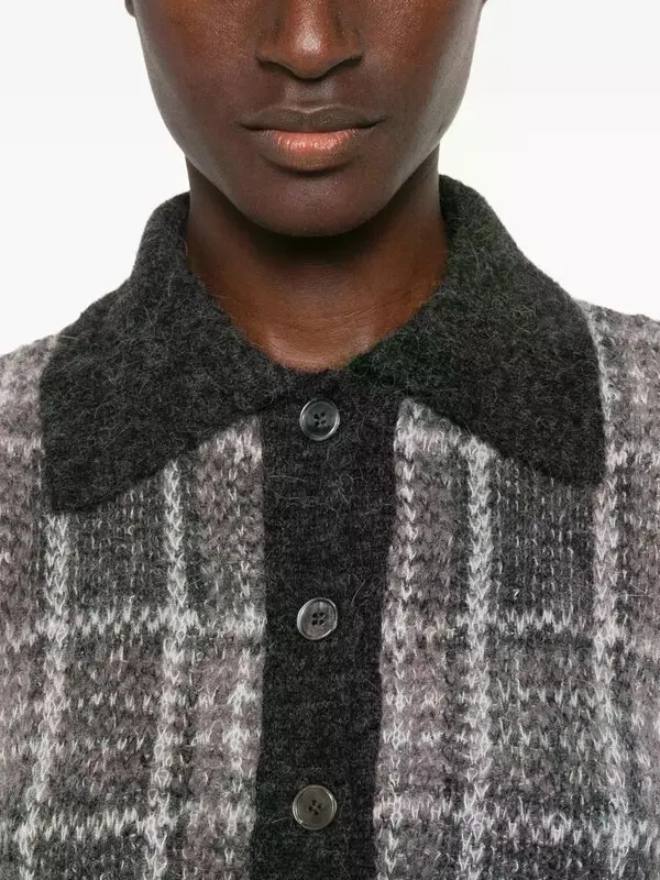 Our Legacy Mazzy Check-pattern Cardigan
