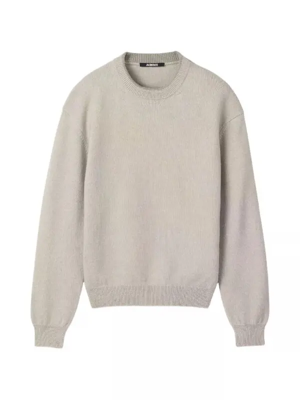 Jacquemus Crew-neck Ribbed-trim Sweater