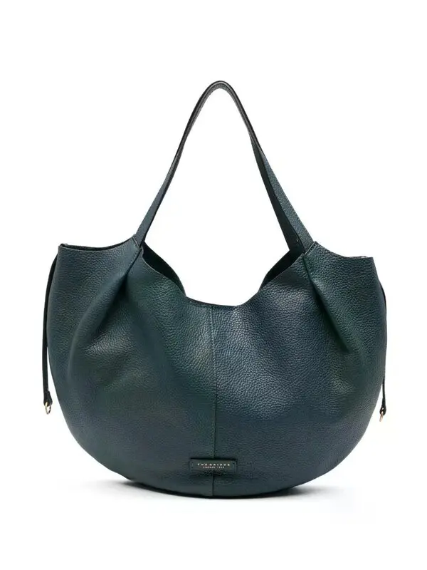 THE BRIDGE Grained-leather Tote Bag