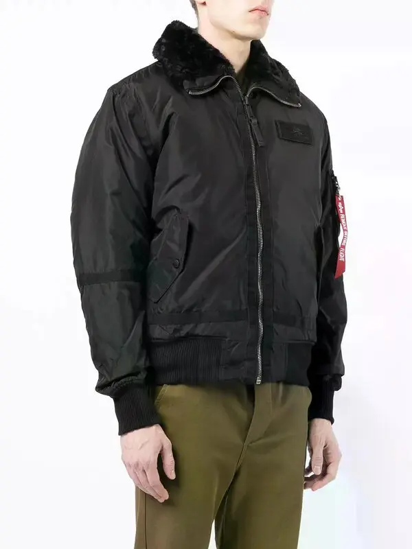 Alpha Industries Logo-patch Zip-up Jacket