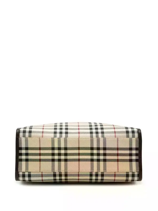 Burberry 2000-2017 House Check Canvas Tote Bag