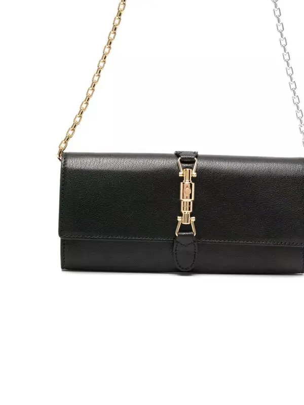 Gucci Jackie Leather Wallet On Chain