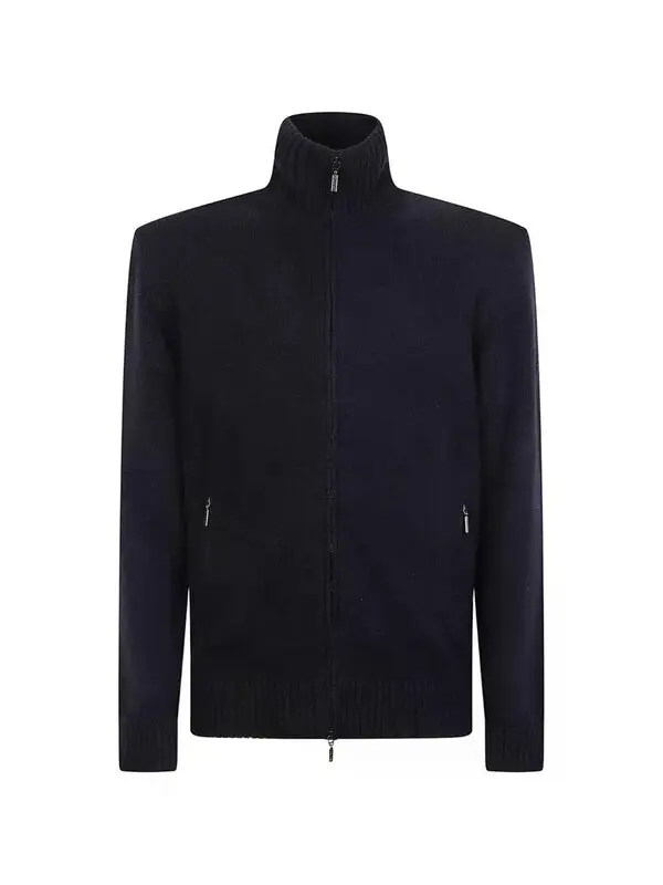 CRUCIANI Zip-up Knitted Cardigan