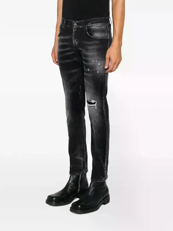 DONDUP Distressed Faded Jeans
