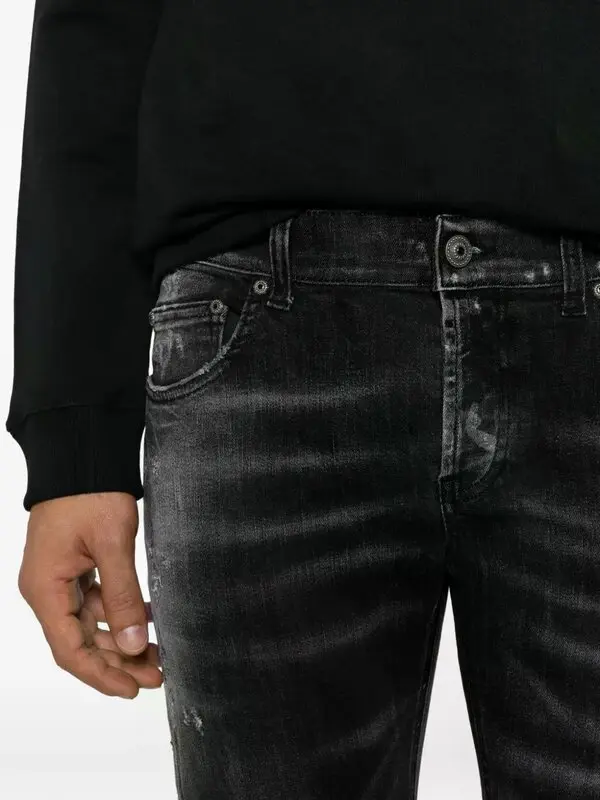 DONDUP Distressed Faded Jeans