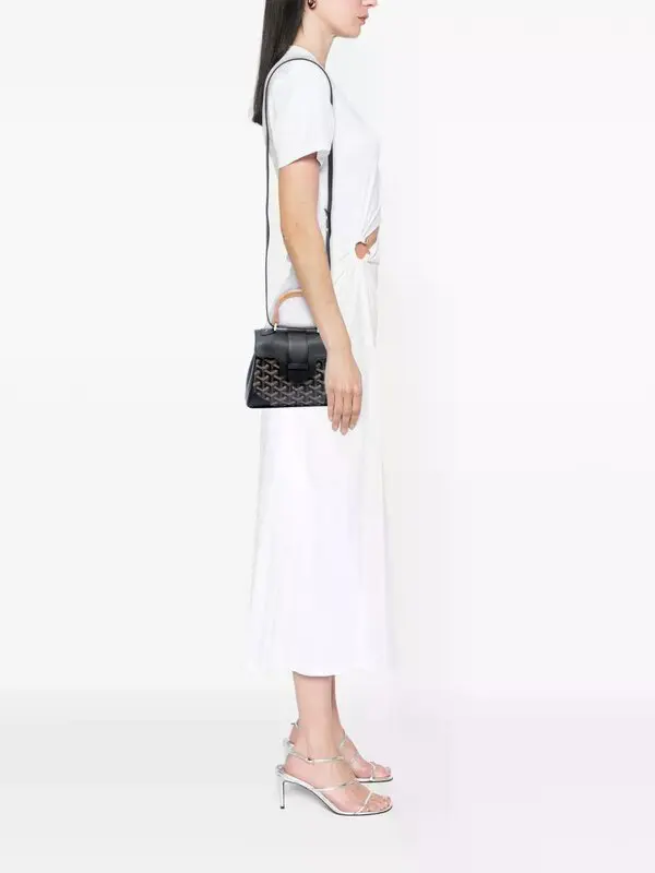 Goyard 2019 Mini Goyardine Saigon Souple Satchel