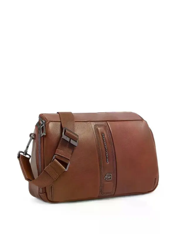 PIQUADRO Logo-plaque Leather Mini Ipad® Laptop Bag