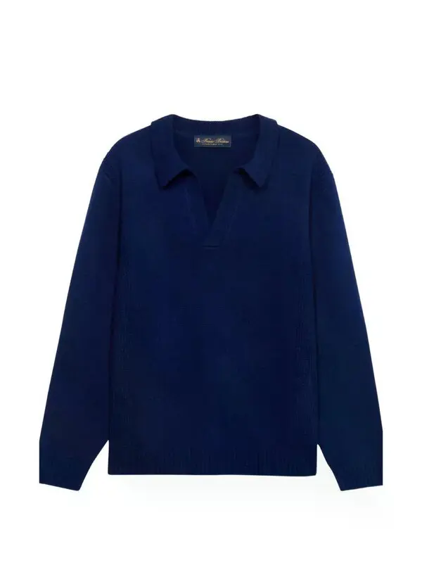 Brooks Brothers Open-collar Lambswool Sweater