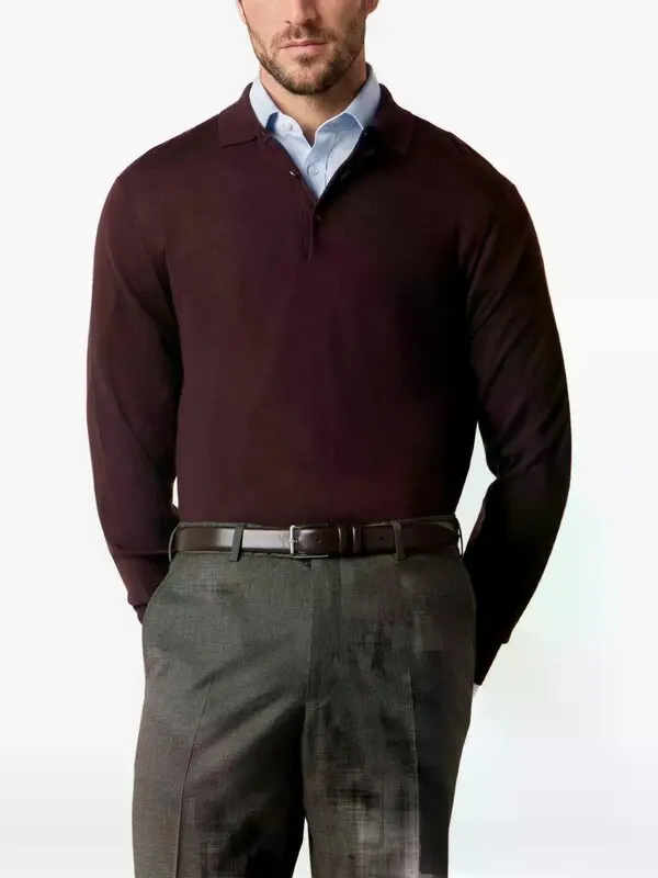 Brooks Brothers Wool Knit Polo Shirt