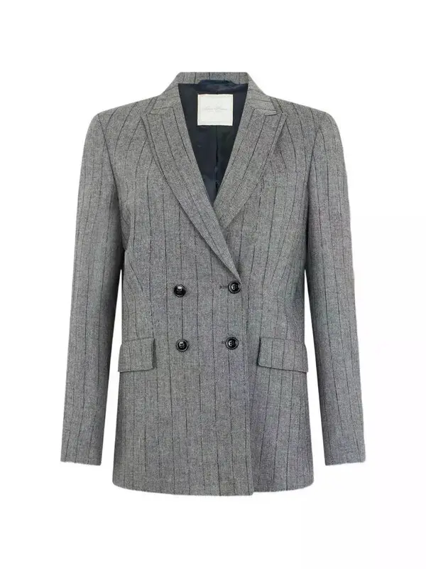 Brooks Brothers Double-breasted Pinstripe Blazer