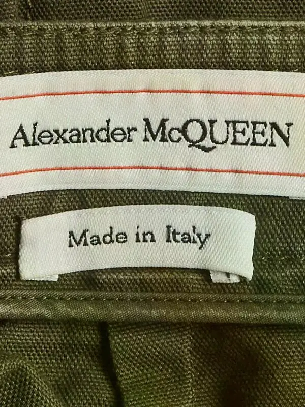 Alexander McQueen Pleated Cargo Pants