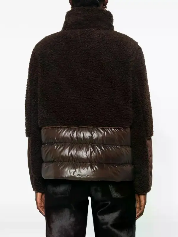 Moncler Glorieux Panelled Faux-shearling Jacket