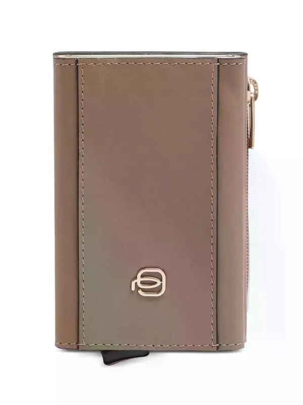 PIQUADRO Logo-plaque Zipped Wallet