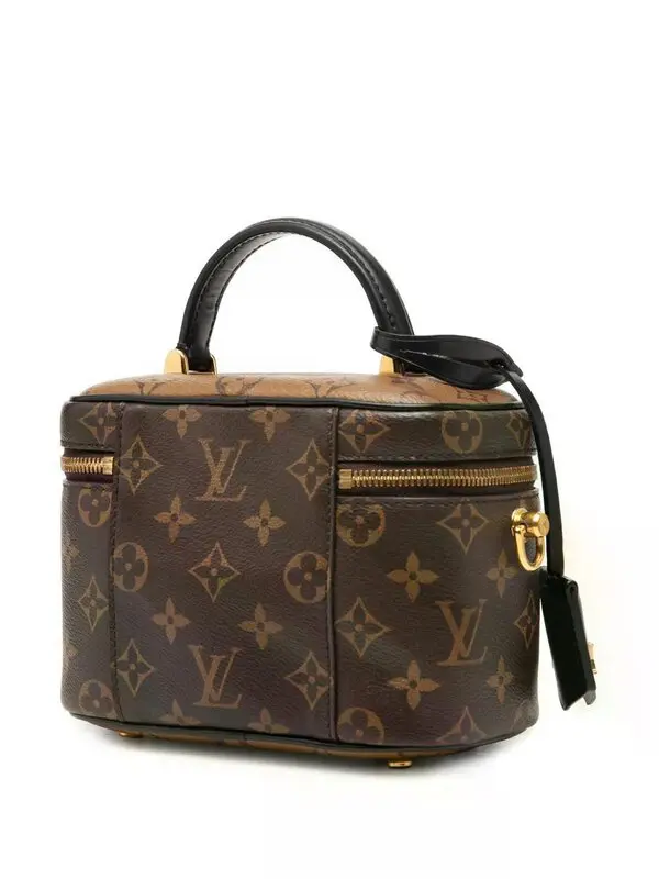 LOUIS VUITTON 2000-2026 Monogram Reverse Vanity Pm Satchel