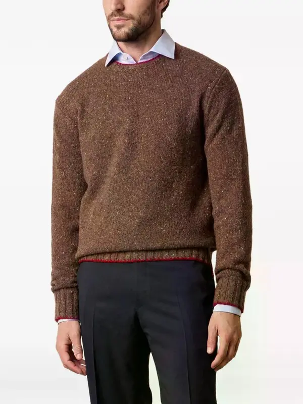 Brooks Brothers Donegal Yarn Crew-neck Sweater