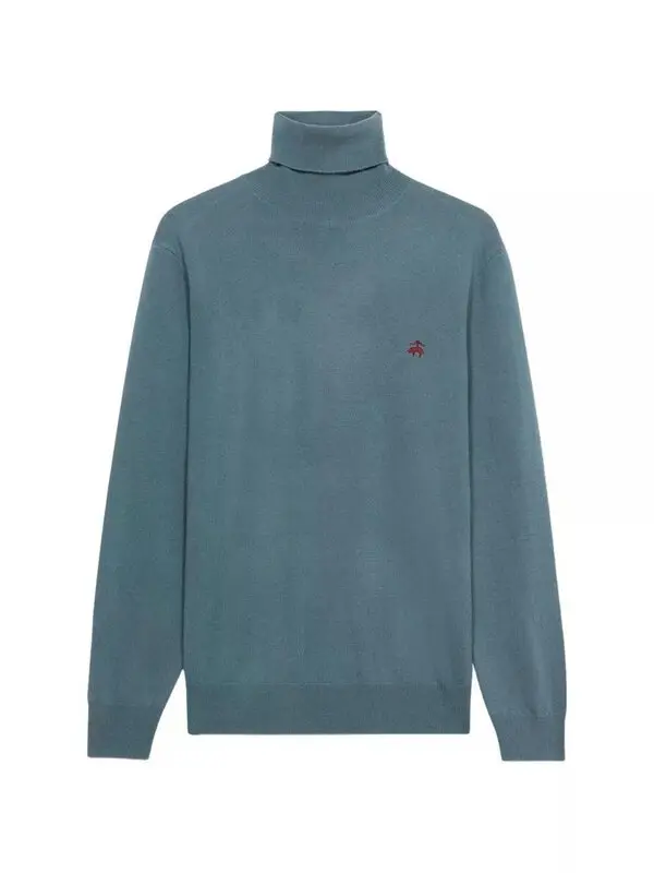 Brooks Brothers Embroidered Turtleneck Sweater