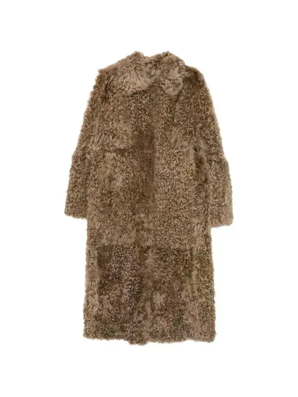 ARMA Cristina Shearling Coat - Brown