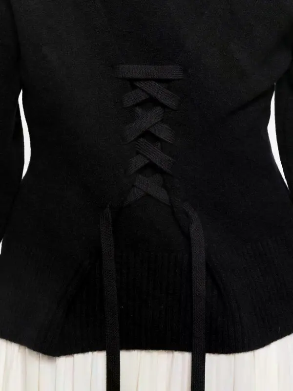 Simone Rocha Sculpted Corset Sweater