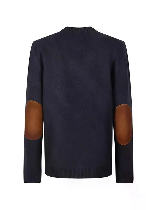 Prada Wool And Suede Sweater