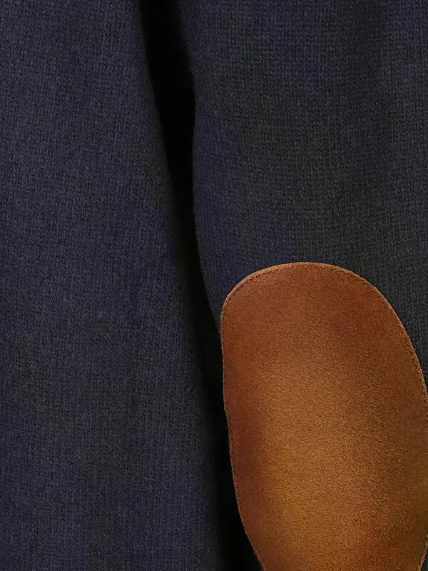Prada Wool And Suede Sweater