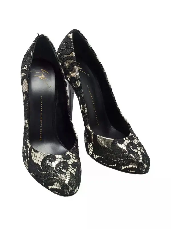 GIUSEPPE ZANOTTI Lace Pointed-toe Pumps